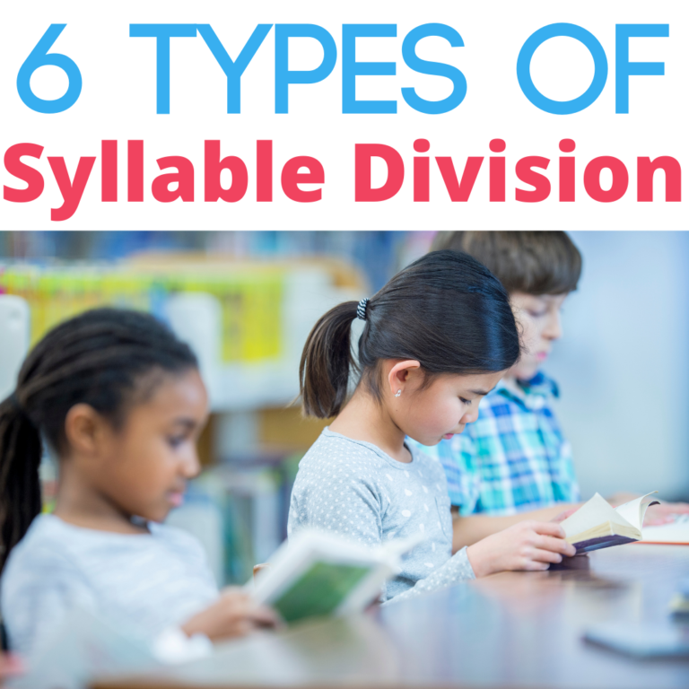 Syllable Division Rules Students Should Know and Understand