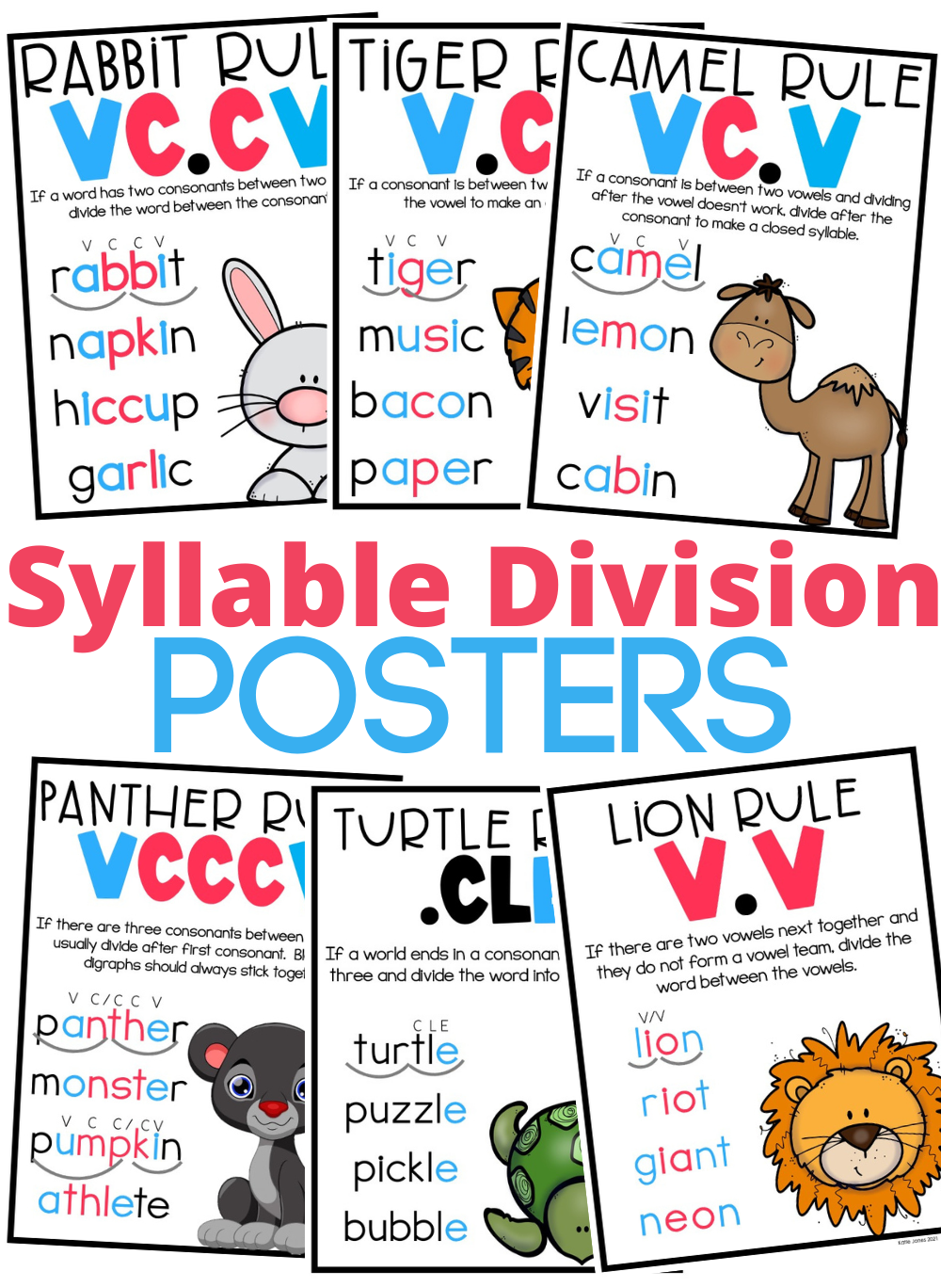 Syllable Division Rules Students Should Know and Understand