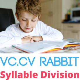 VCCV Rabbit Syllable Division - Teach. Run. Create.