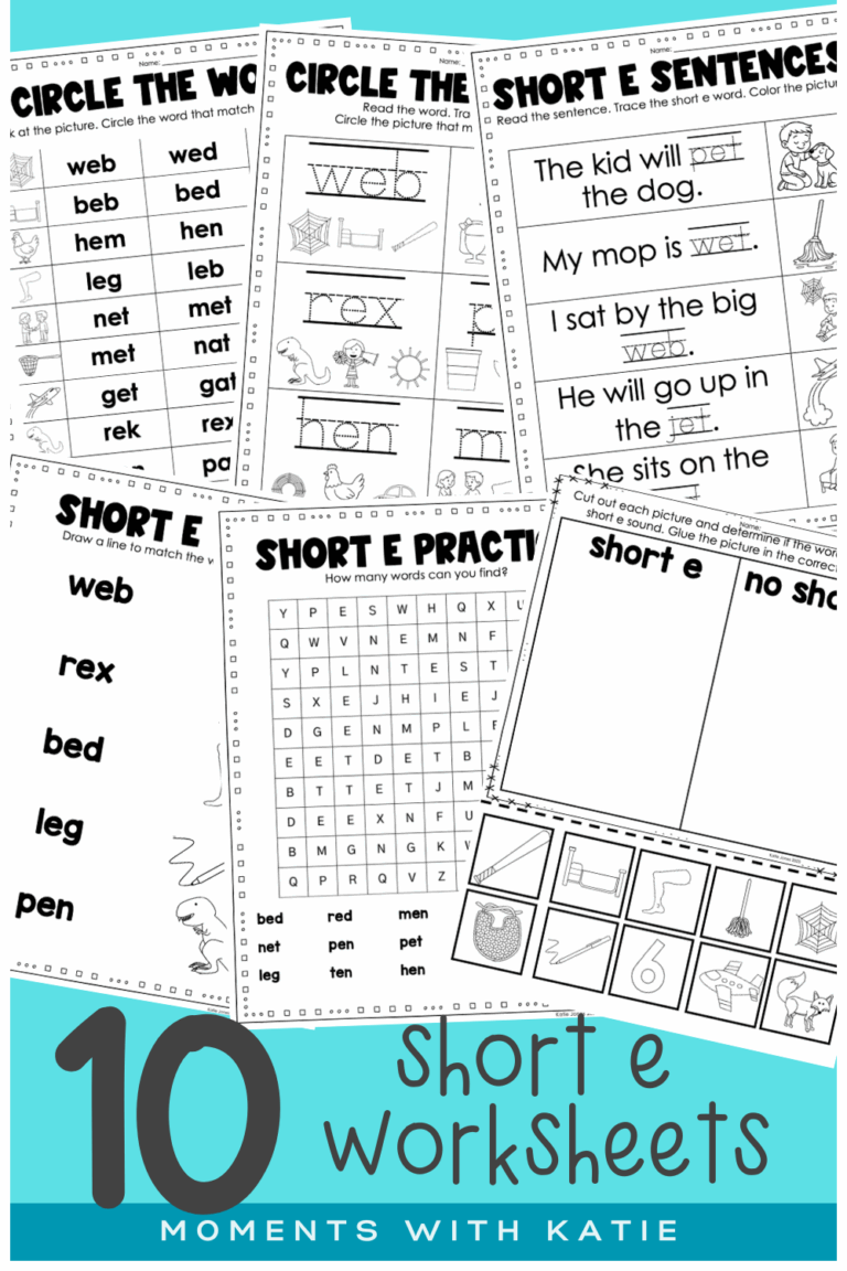 Short E Phonics Activities That Actually Work - Teach. Run. Create.